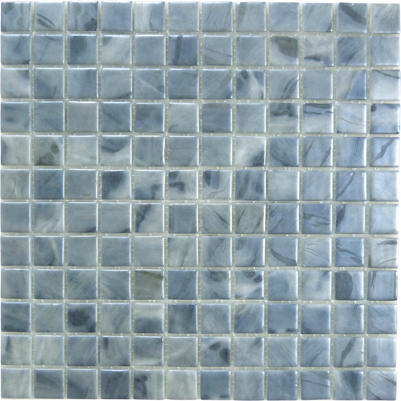 Oasis Grey 1x1 Matte Glass Tile | Oasis Tile