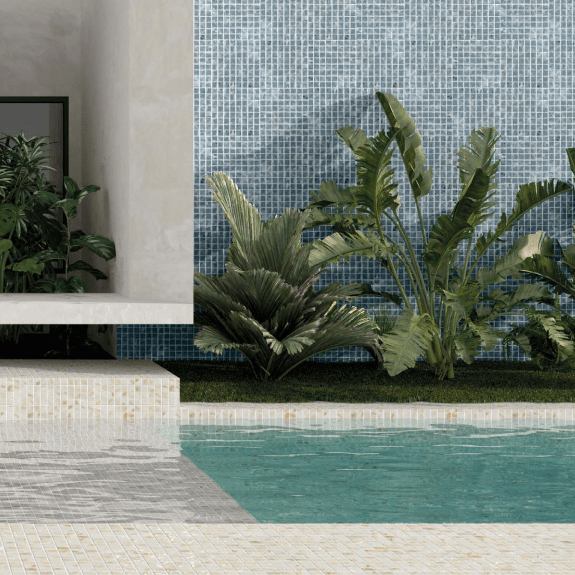 Oasis Marfil White 1.5x1.5 Matte Glass Tile | Oasis Tile