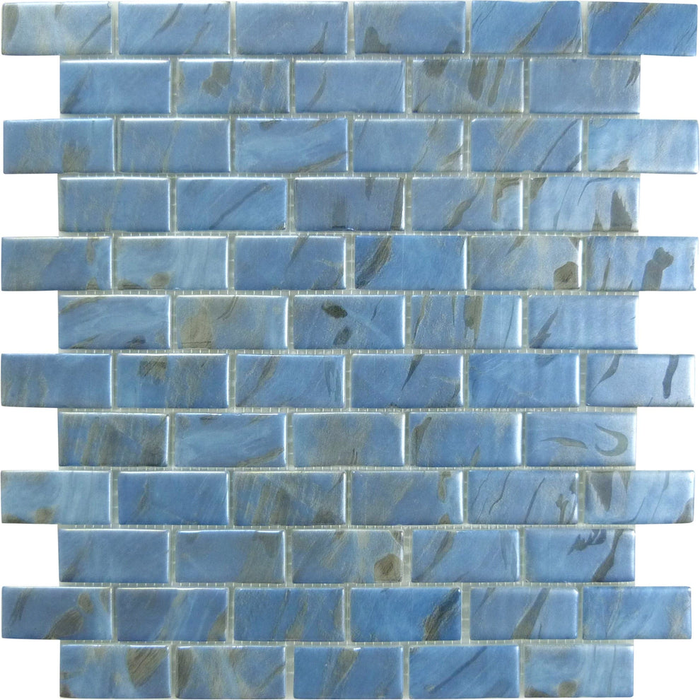 Oasis Royal 1x2 Matte Glass Tile | Oasis Tile