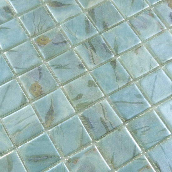 Oasis Turquoise 1.5x1.5 Matte Glass Tile | Oasis Tile