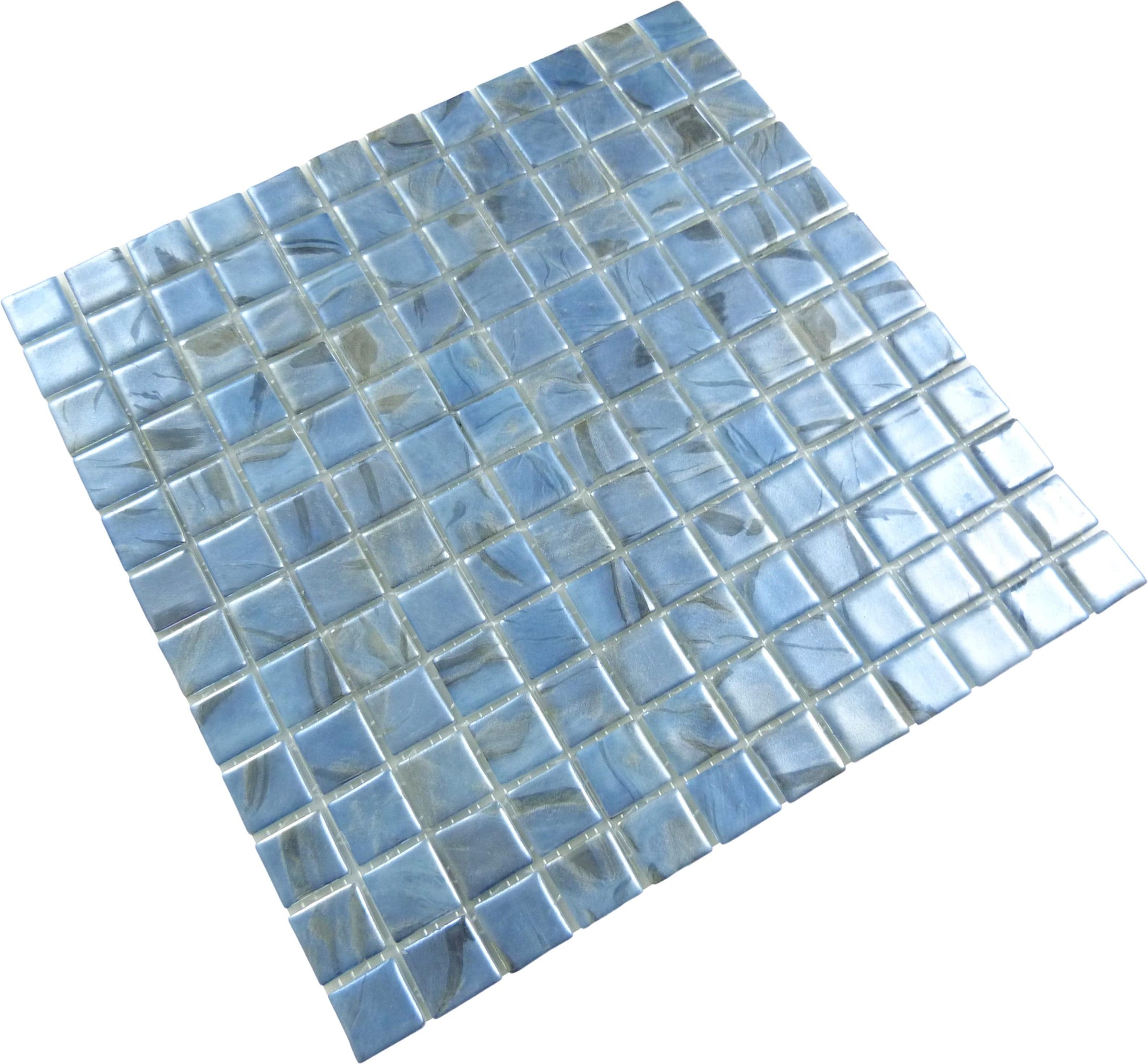 Oasis Turquoise 1x1 Matte Glass Tile | Oasis Tile