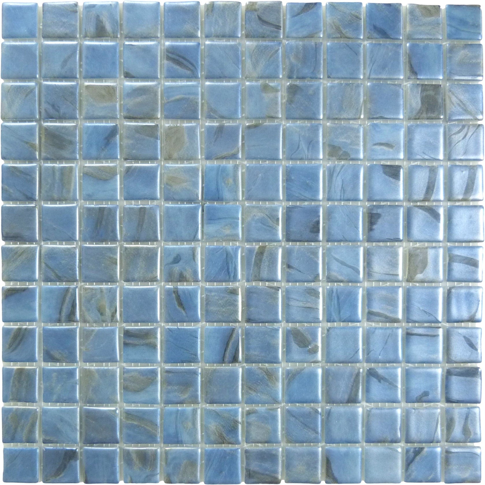 Oasis Turquoise 1x1 Matte Glass Tile | Oasis Tile