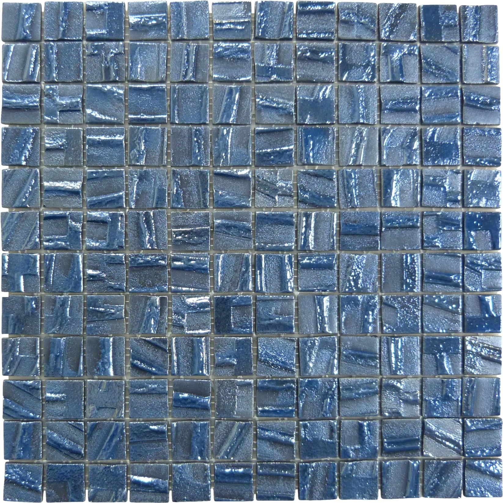 Vidrepur Blue Planet 1" x 1" Glossy Glass Tile 093660M