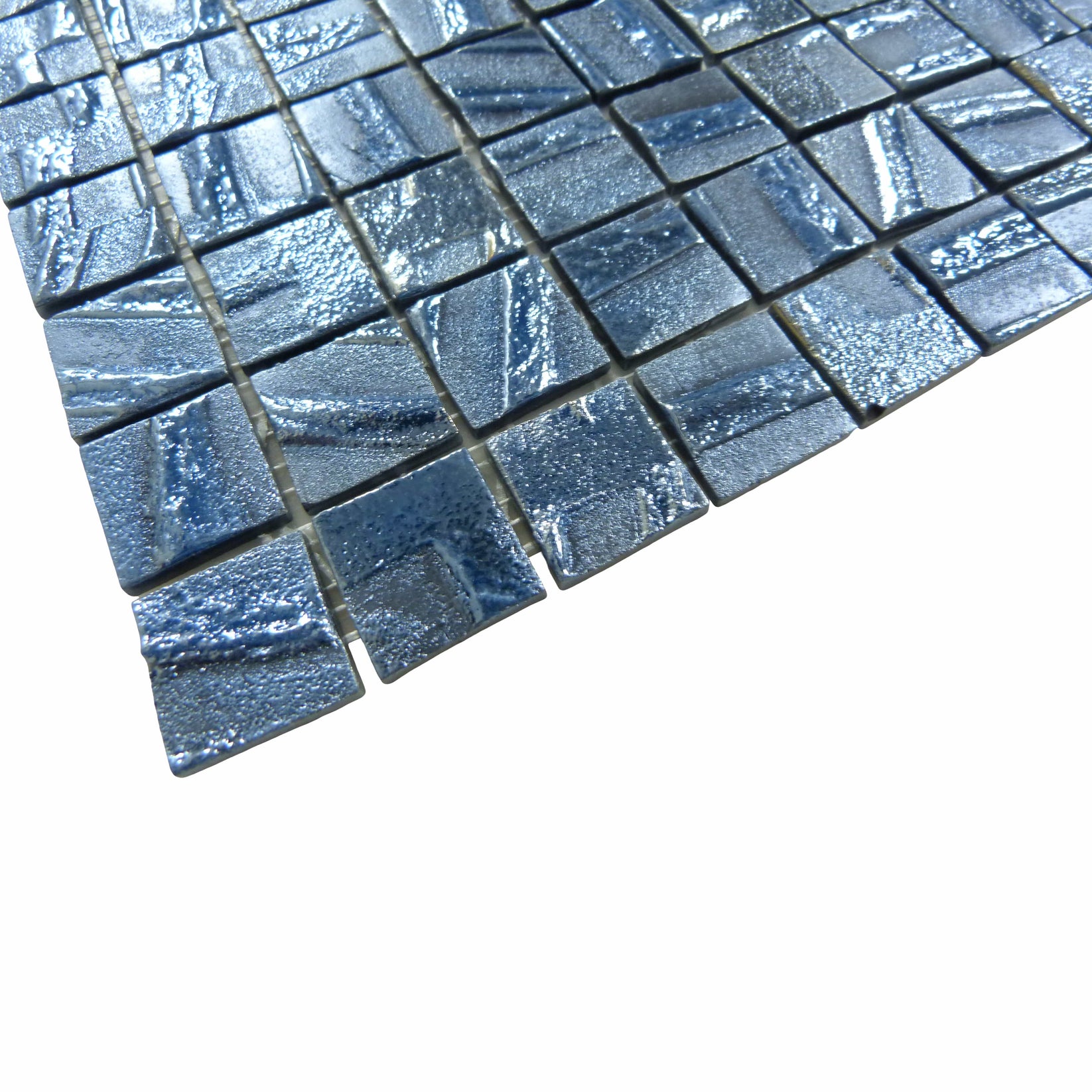 Vidrepur Blue Planet 1" x 1" Glossy Glass Tile 093660M