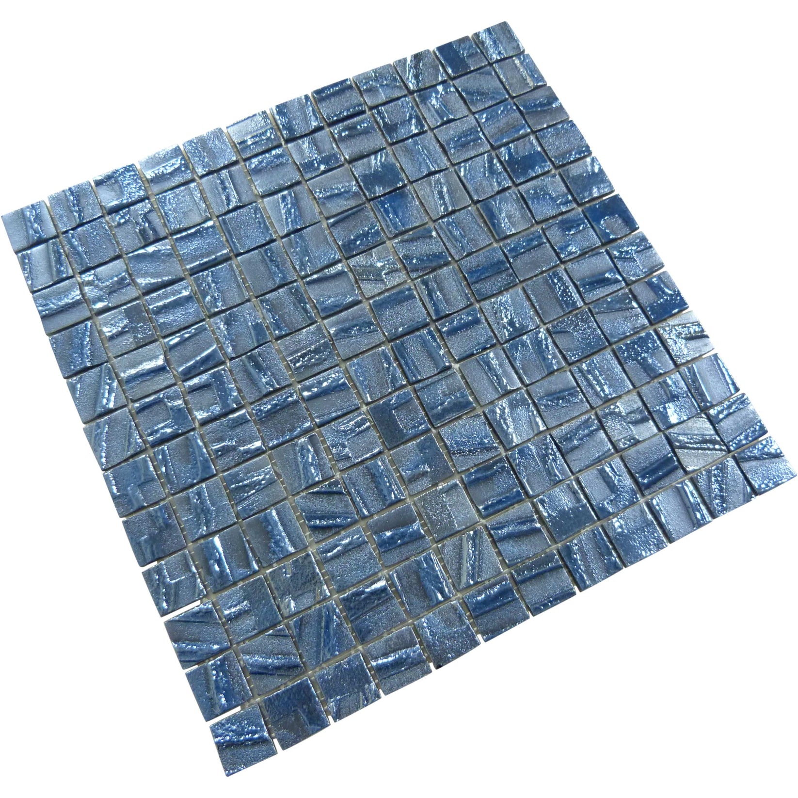Vidrepur Blue Planet 1" x 1" Glossy Glass Tile 093660M