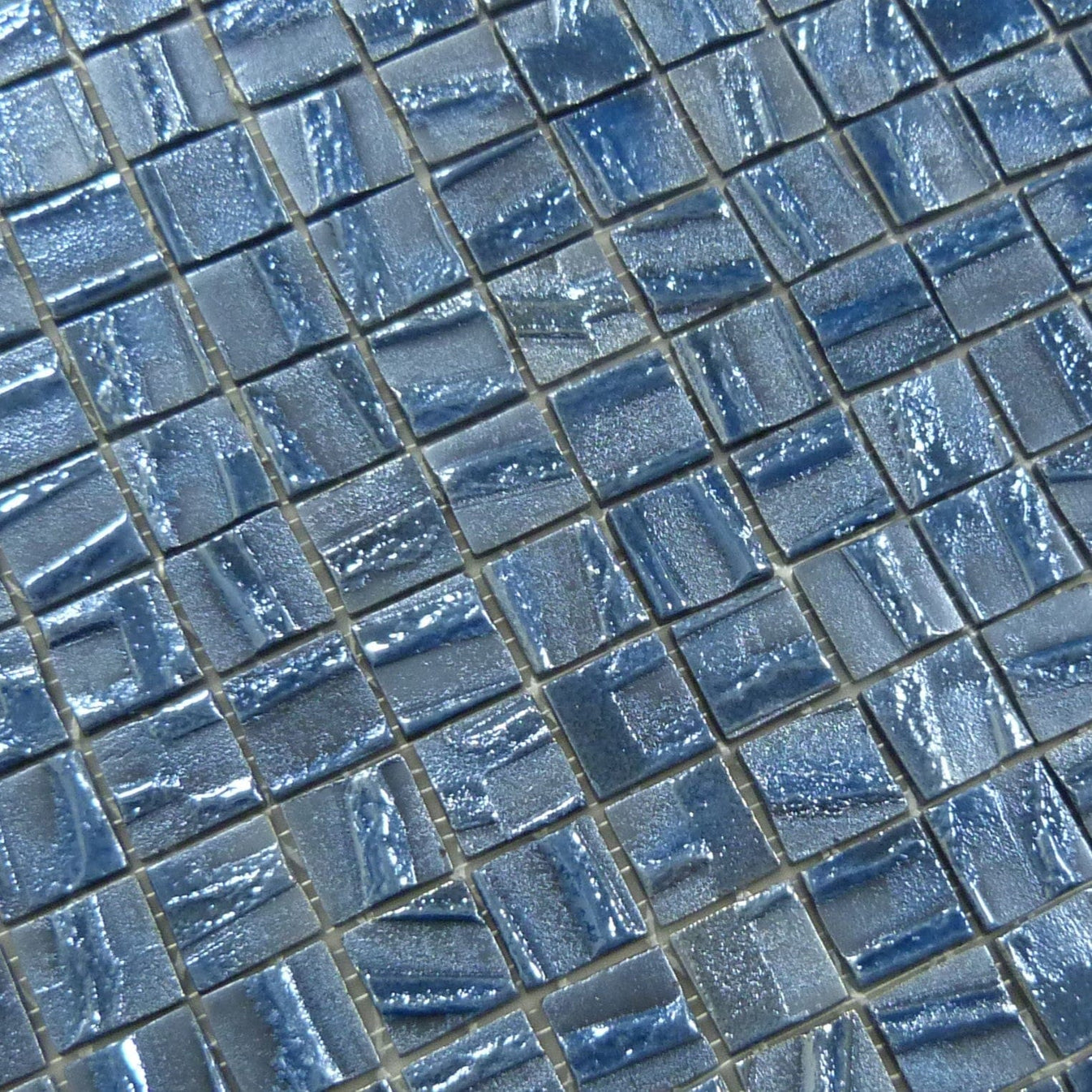 Vidrepur Blue Planet 1" x 1" Glossy Glass Tile 093660M