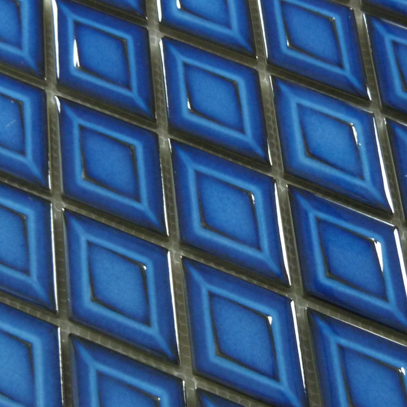 Borona Blue Diamond 2x3 Glossy Porcelain Tile | Oasis Tile