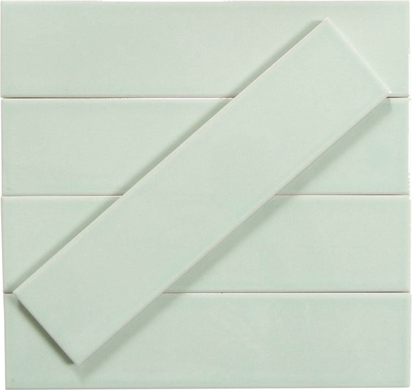 Evermore Spring Mint 3x12 Glossy Porcelain Tile | Oasis Tile