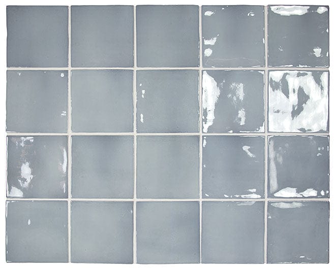 Manacor Blue Moon 4x4 Glossy Ceramic Tile | Oasis Tile