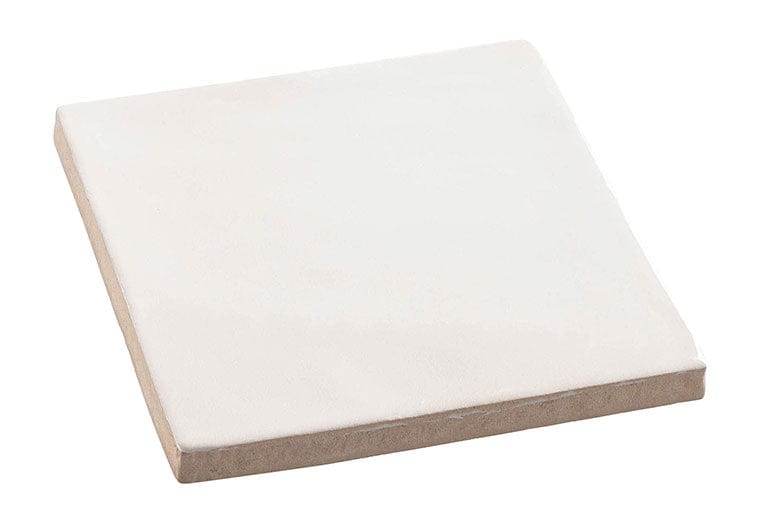 Manacor White 4x4 Glossy Ceramic Tile | Oasis Tile