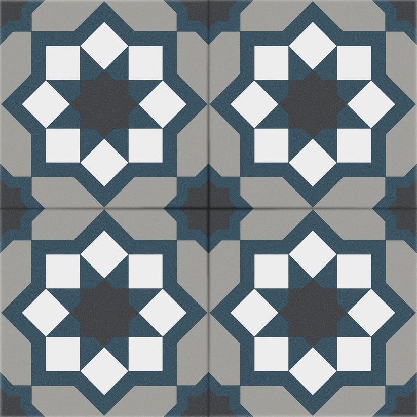 Riche Lafayette Duke Valois 8x8 Matte Porcelain Tile | Oasis Tile