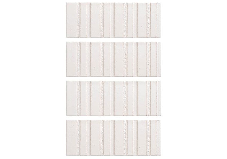 Sarmento Arden 3x8 Linear Deco Glossy Porcelain Tile | Oasis Tile