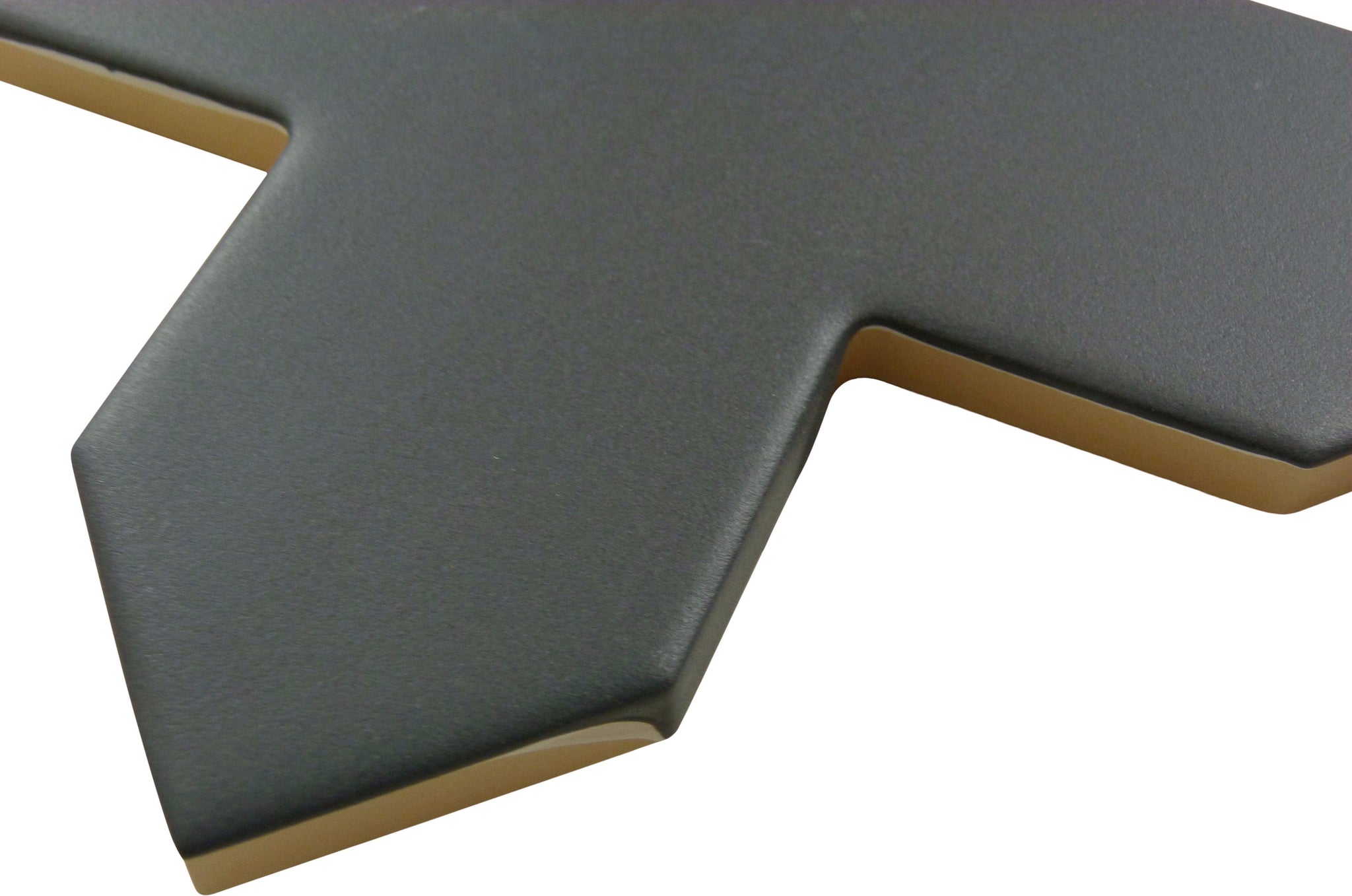 Moorish Black Cross Ceramic Matte Tile | Oasis Tile