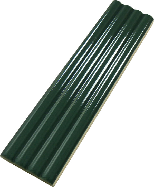 Ridge Laurel Deco Glossy 2x8 Ceramic Tile | Oasis Tile