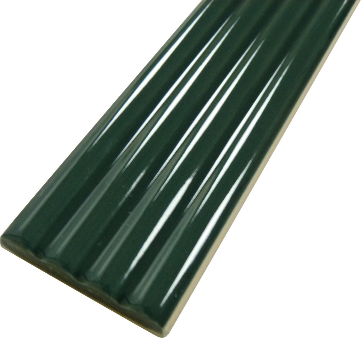 Ridge Laurel Deco Glossy 2x8 Ceramic Tile | Oasis Tile