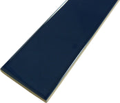 Ridge Navy Glossy 2x8 Ceramic Tile | Oasis Tile