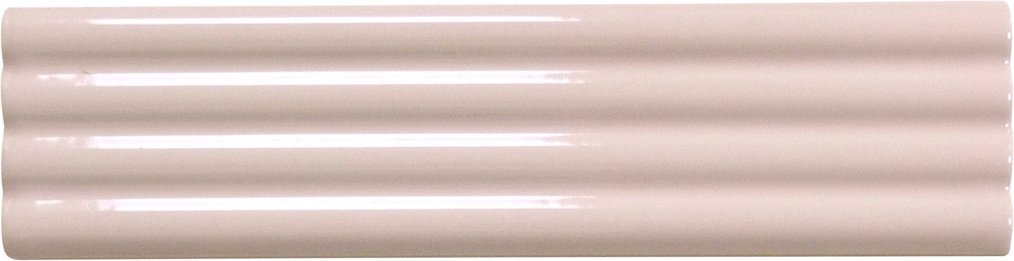 Ridge Pink Deco Glossy 2x8 Ceramic Tile | Oasis Tile