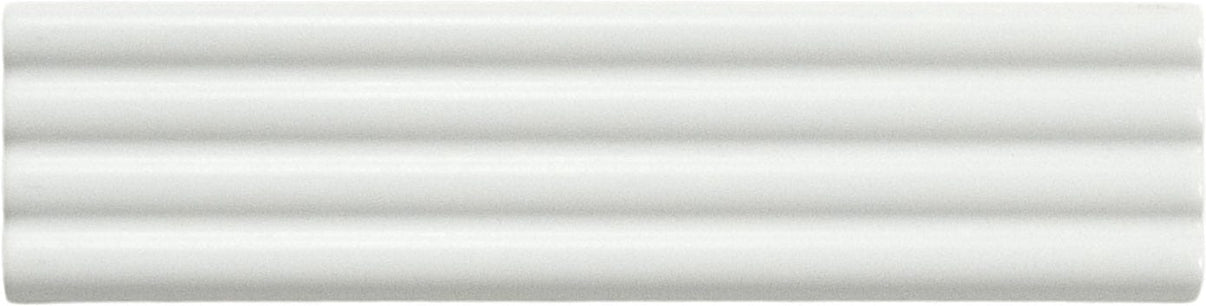 Ridge White Deco Matte 2x8 Ceramic Tile | Oasis Tile