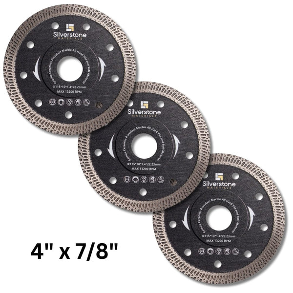 4" Cutting Disc for Natural Stone Ceramic and Porcelain - 3 Pack | Shop ...