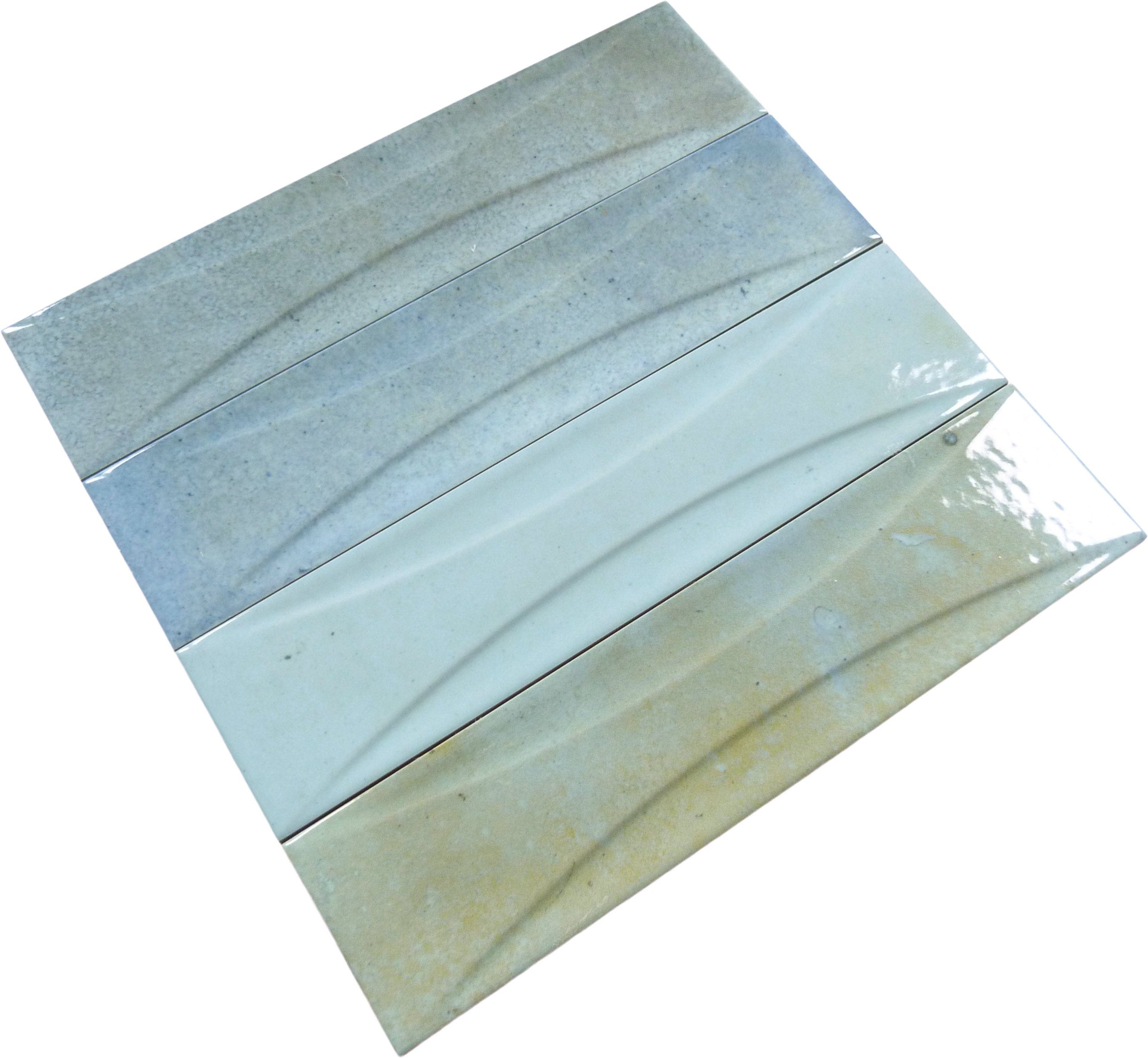 Boutique Verdigris Relief 3x12 Porcelain Tile | Oasis Tile