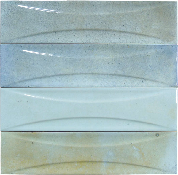 Boutique Verdigris Relief 3x12 Porcelain Tile | Oasis Tile