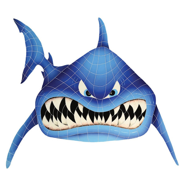 In Your Face Shark 38x42 Porcelain Mosaics Pool Tile | Oasis Tile