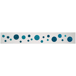 Step Marker Bubbles Aqua 3x24 Porcelain Mosaics Pool Tile | Oasis Tile