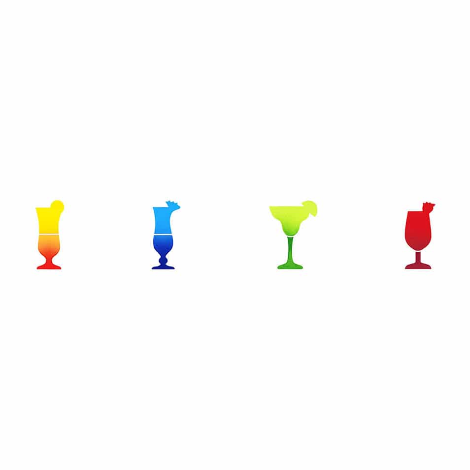 Step Markers Cocktail 3x24 Porcelain Mosaics Pool Tile | Oasis Tile