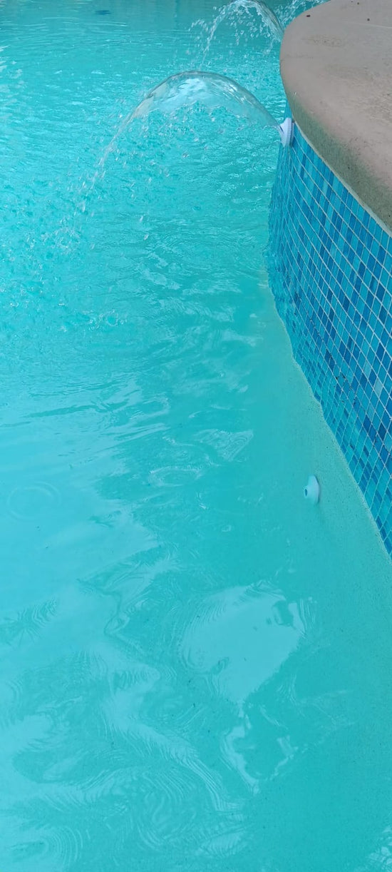 Ocean Sky Blue 1x1 Glossy Glass Tile | Oasis Tile