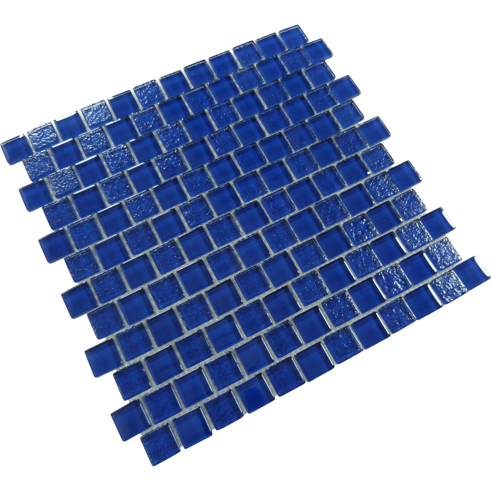 Serenity Blue 1x1 Offset Glass Tile | Oasis Tile