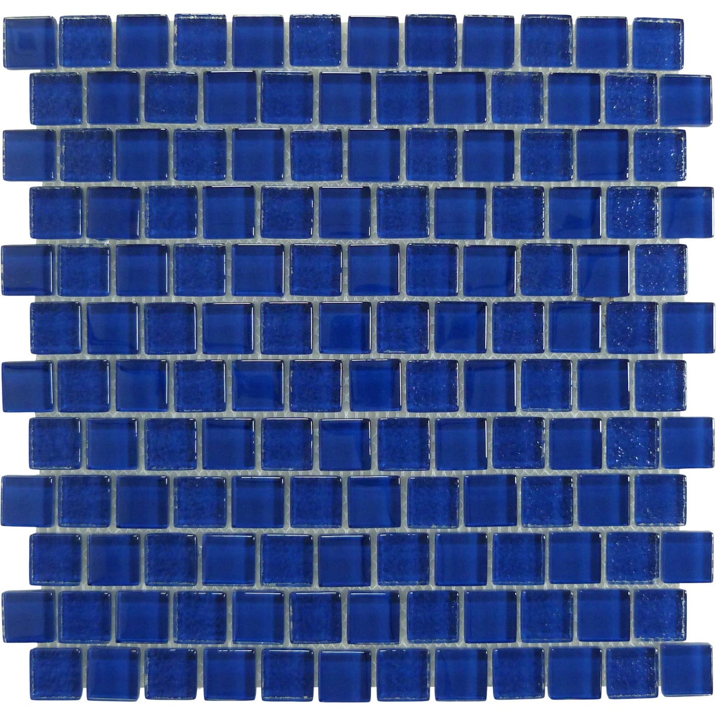 Serenity Blue 1x1 Offset Glass Tile | Oasis Tile