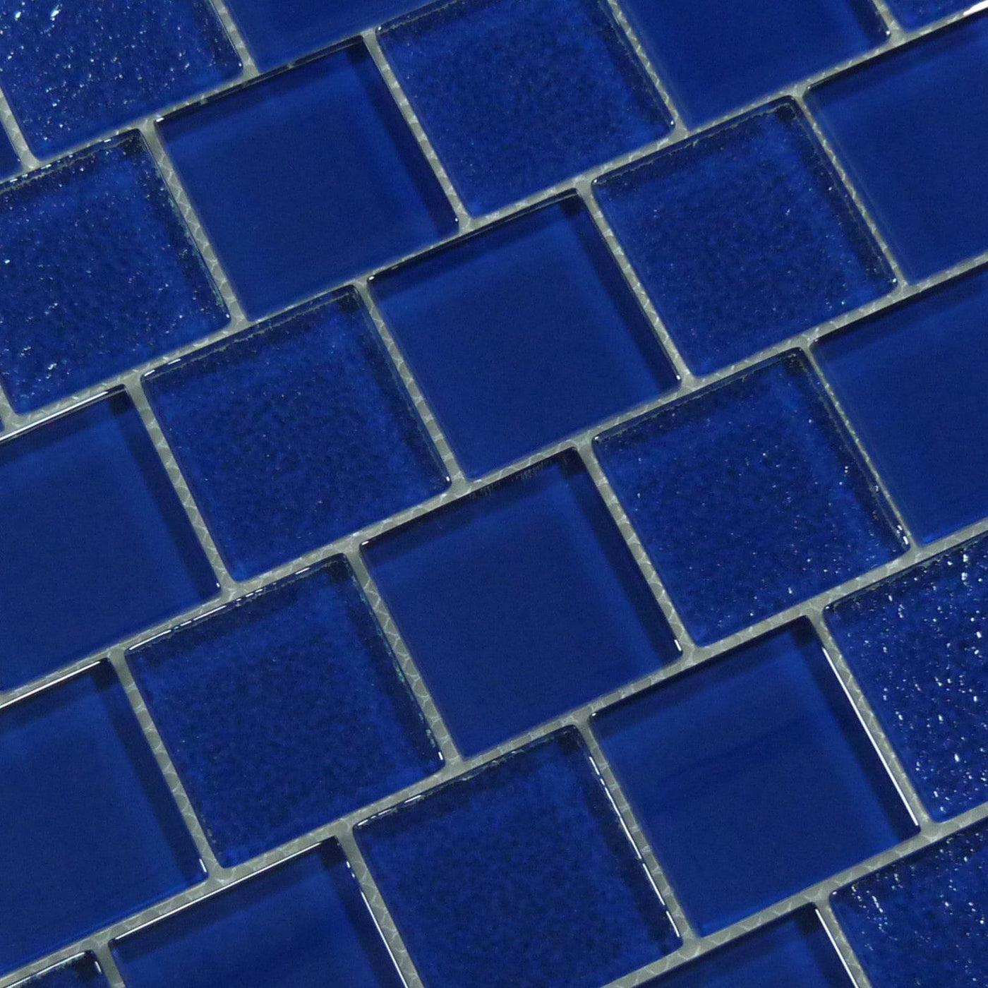 Serenity Blue 2x2 Offset Glass Tile | Oasis Tile