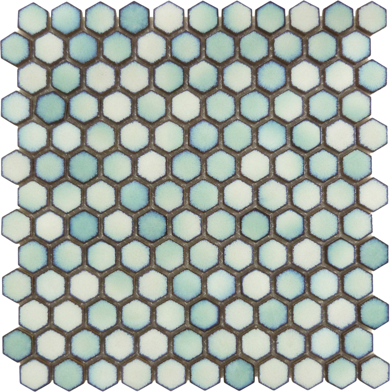 Natura Abalone Glossy Porcelain Hexagon Tile | Oasis Tile