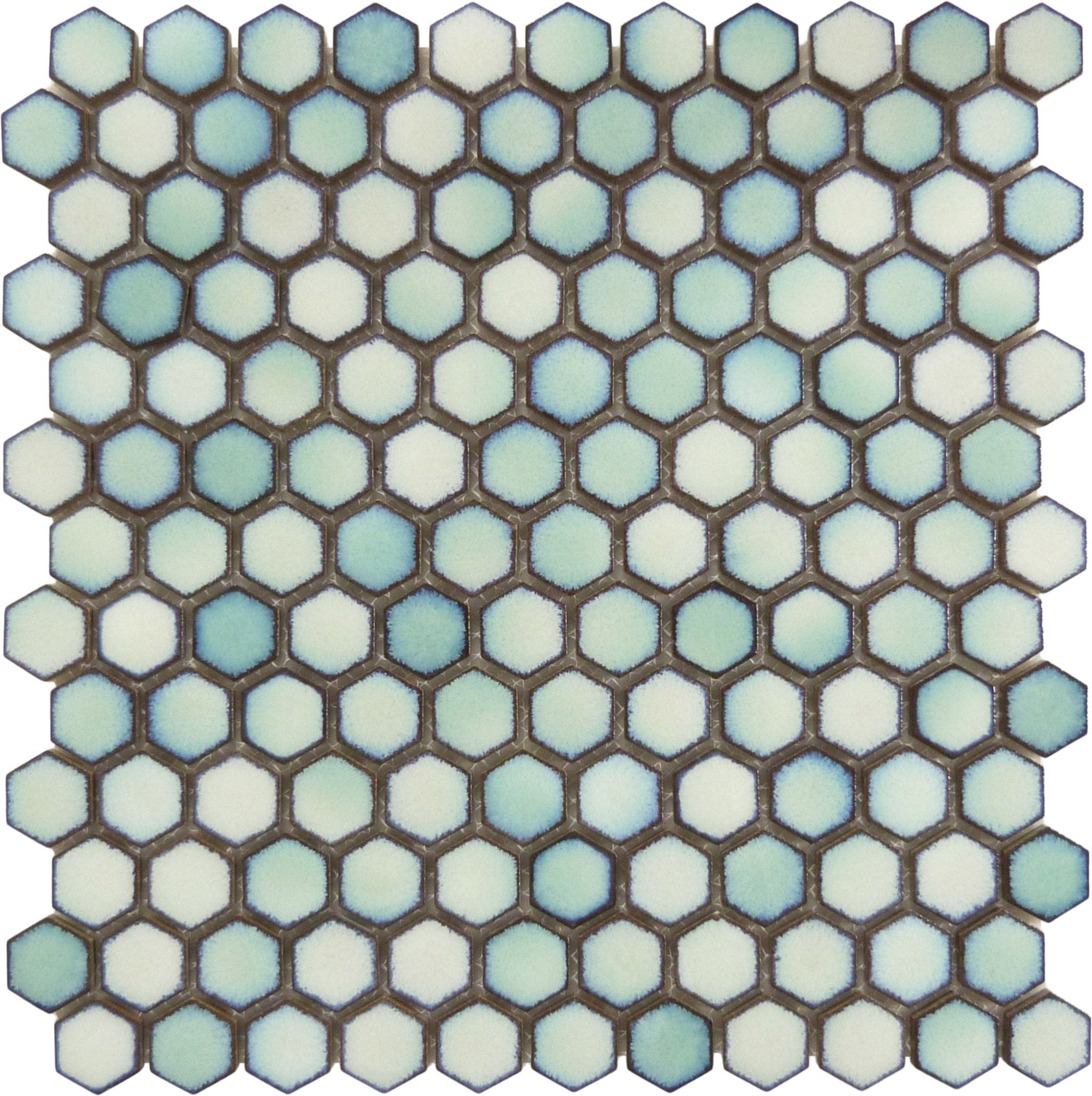 Natura Abalone Glossy Porcelain Hexagon Tile | Oasis Tile