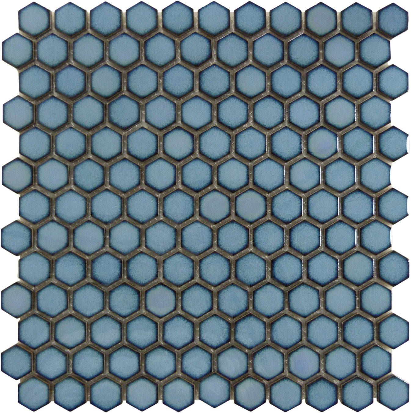 Natura Hydrangea Glossy Porcelain Hexagon Tile | Oasis Tile
