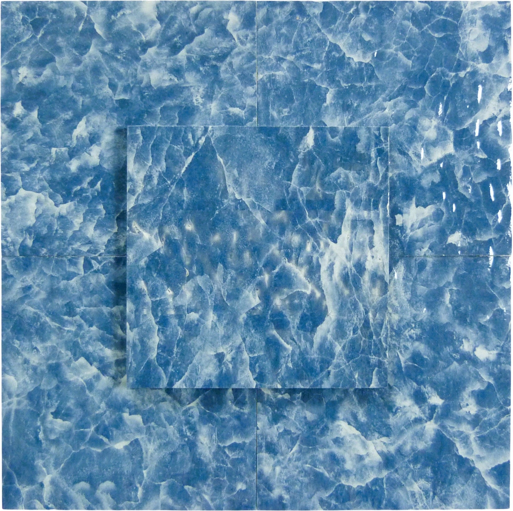 Alps Cobalt Blue 6x6 Glossy Porcelain Tile | Oasis Tile