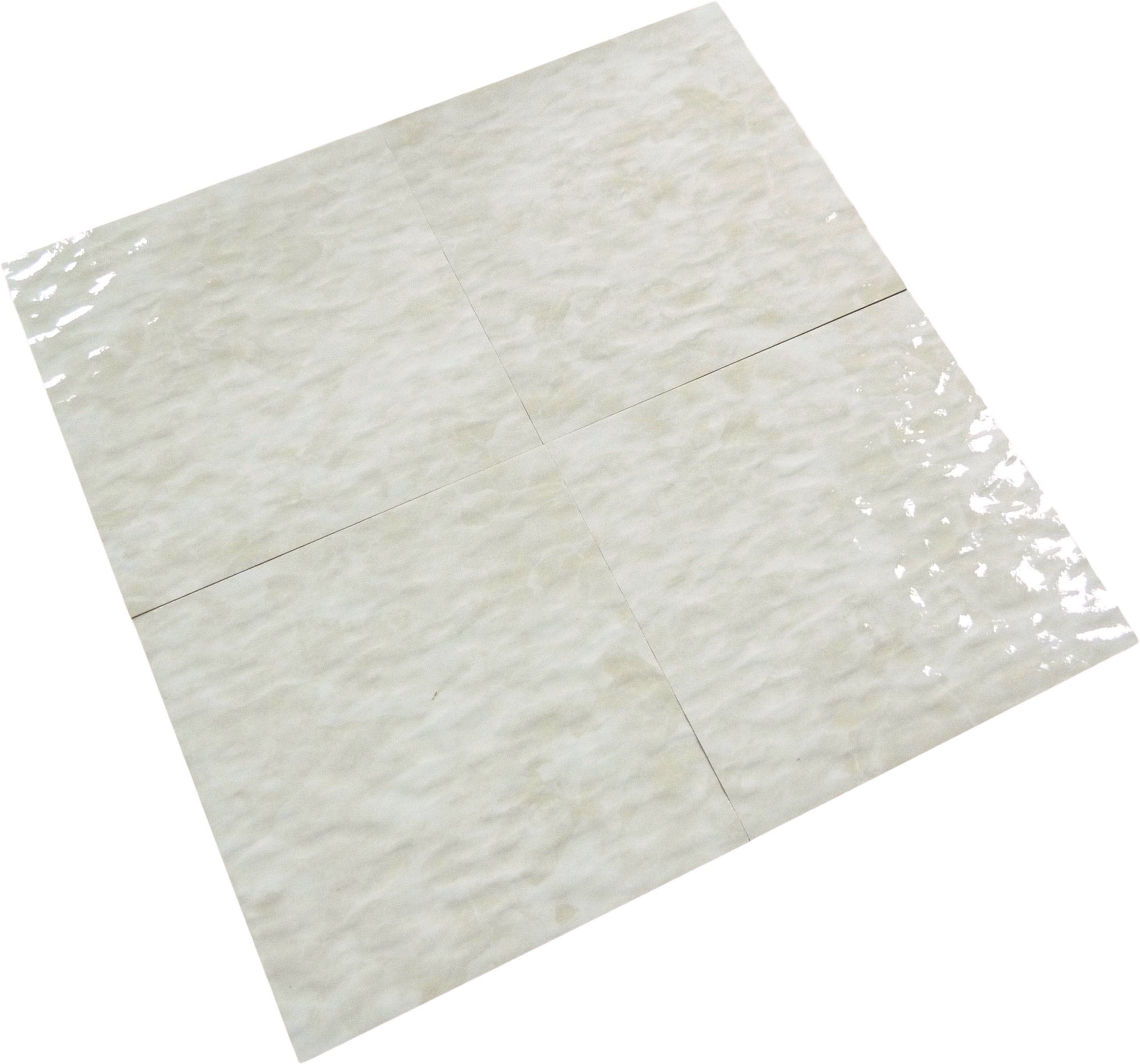 Alps Ice White 6x6 Glossy Porcelain Tile | Oasis Tile