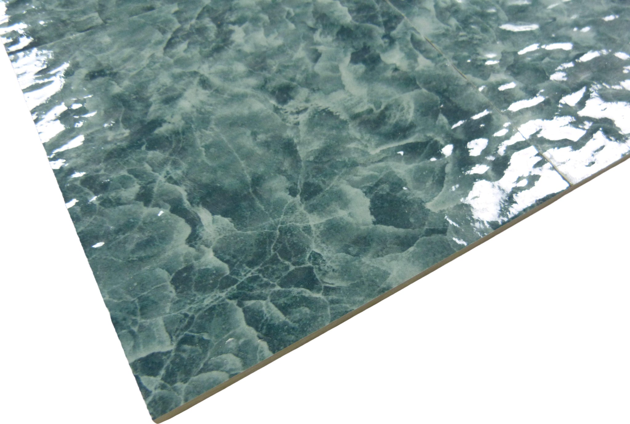 Alps Marine Green 6x6 Glossy Porcelain Tile | Oasis Tile