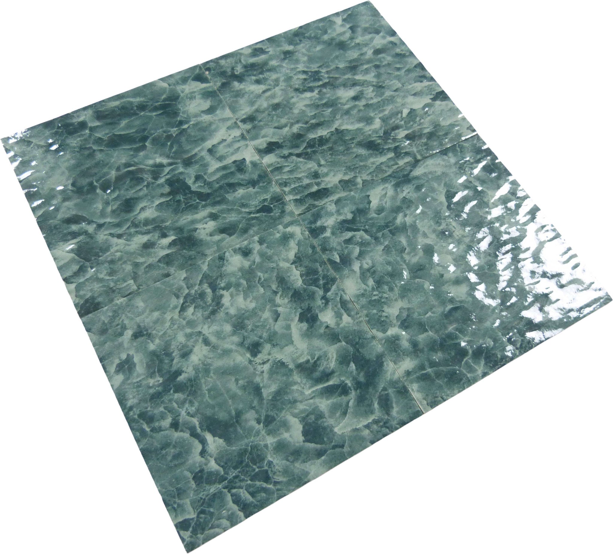 Alps Marine Green 6x6 Glossy Porcelain Tile | Oasis Tile