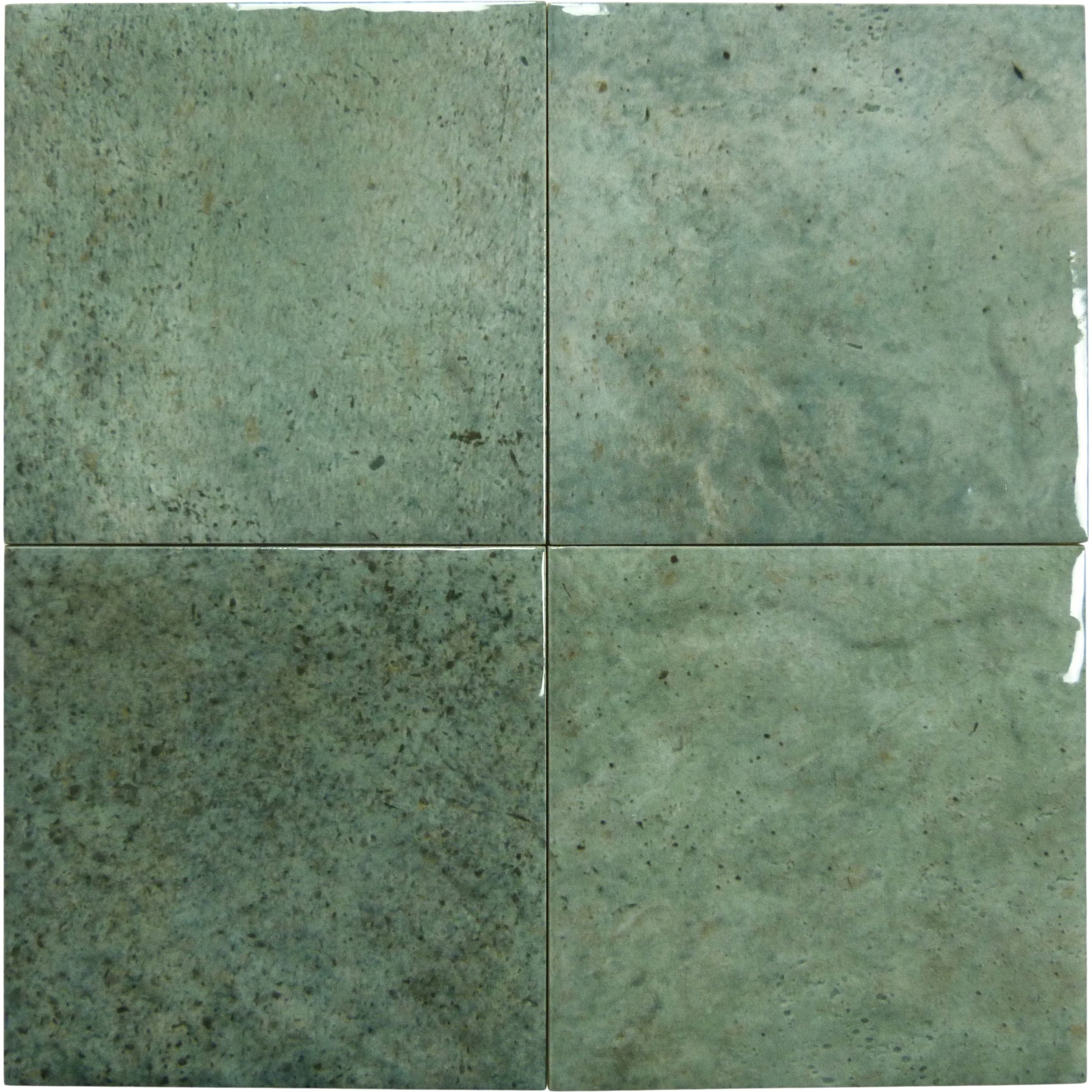 Bali Stone Green 6x6 Glossy Porcelain Tile | Oasis Tile