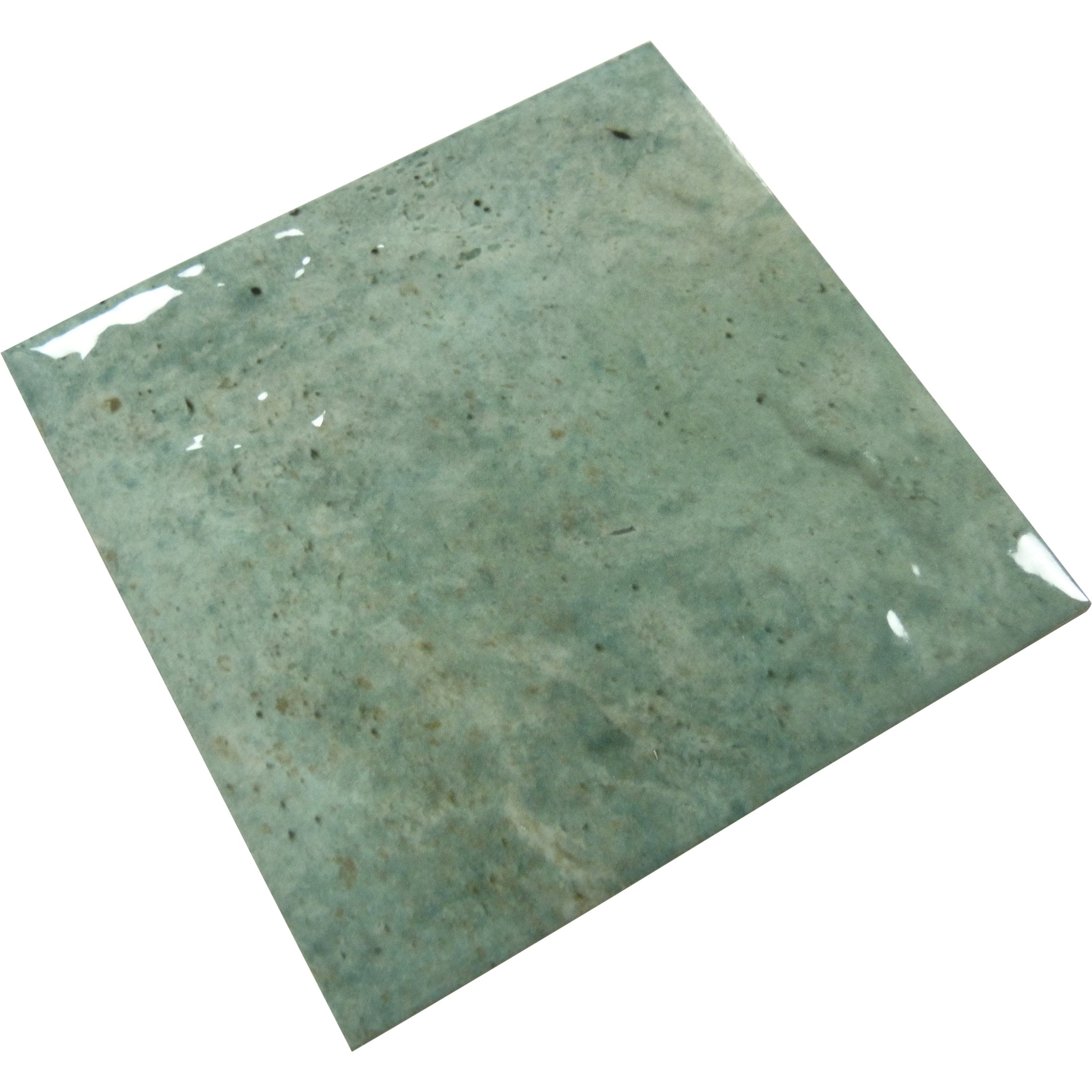 Bali Stone Green 6x6 Glossy Porcelain Tile | Oasis Tile