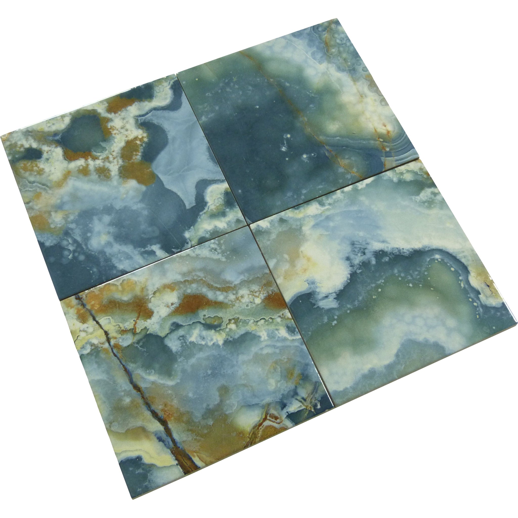 Cross Multicolor 6x6 Glossy Porcelain Tile | Oasis Tile