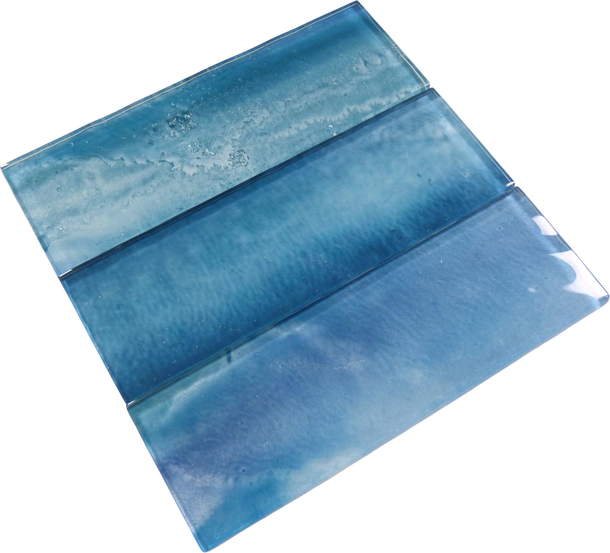 Gemstone Aquamarine 3×9 Glass Field Tile | Oasis Tile