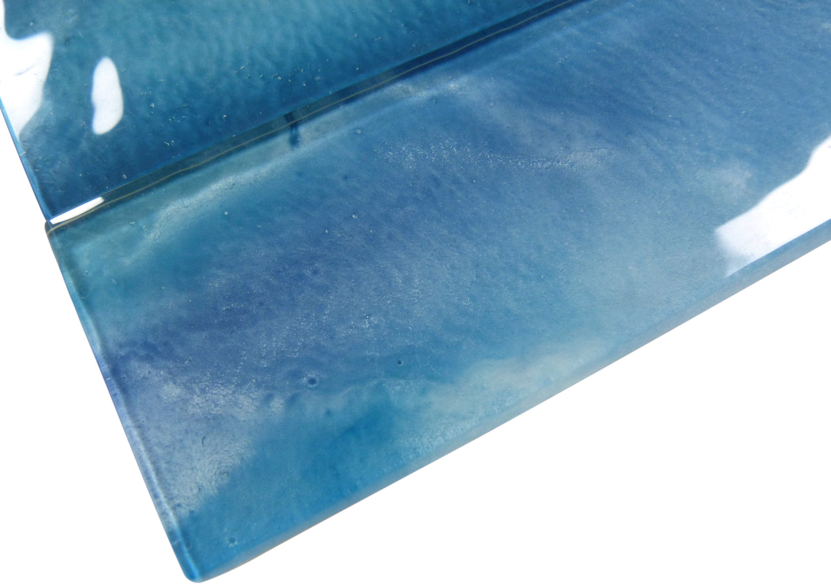 Gemstone Aquamarine 3×9 Glass Field Tile | Oasis Tile