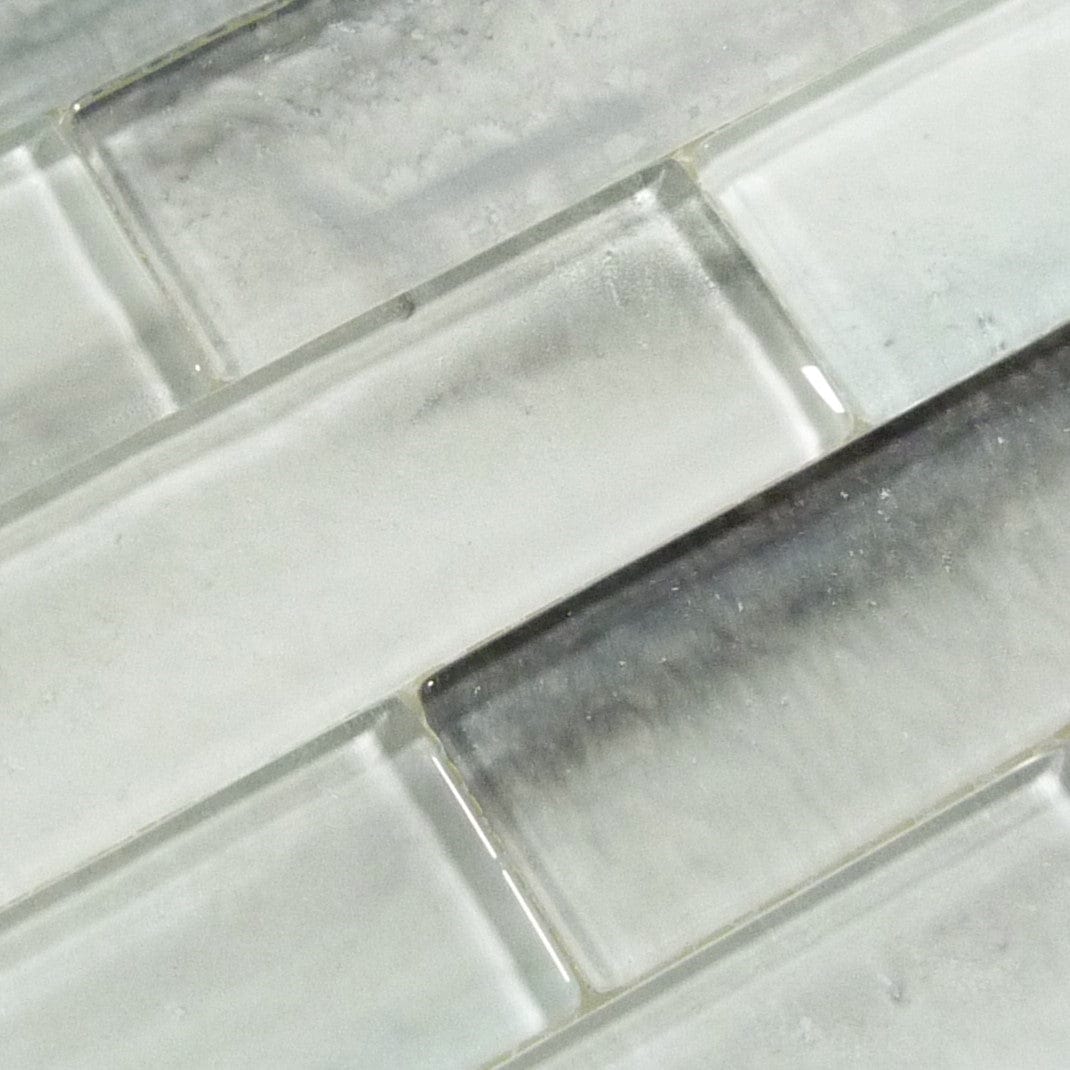 Gemstone Silver 2x6 Mosaic Glass Tile | Oasis Tile