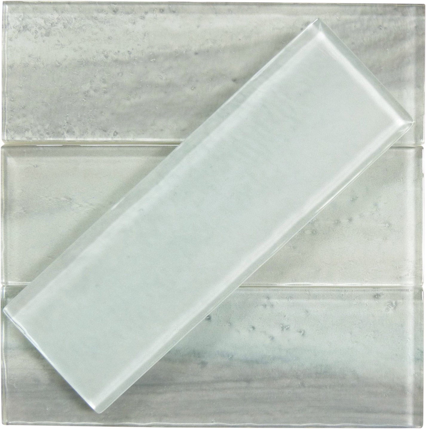 Gemstone Silver 3×9 Glass Field Tile | Oasis Tile