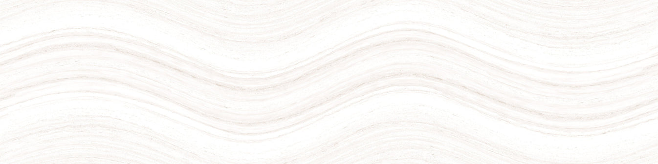 Ocean Wave Ice White 6×24 Glossy Porcelain Tile | Oasis Tile