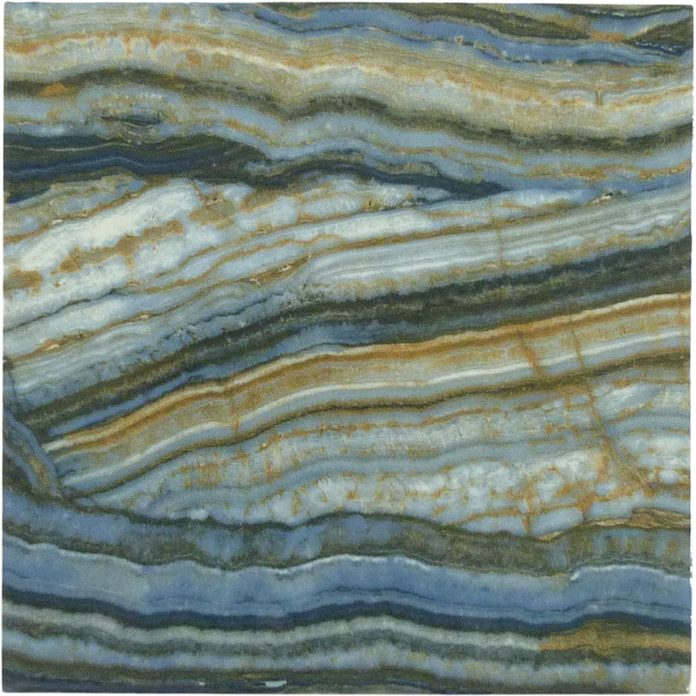 Onyx Blue 6x6 Glossy Porcelain Tile | Oasis Tile