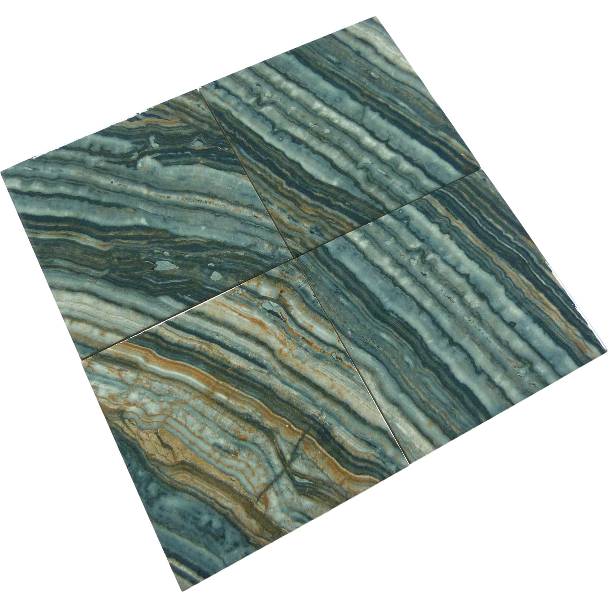 Onyx Green 6x6 Glossy Porcelain Tile | Oasis Tile