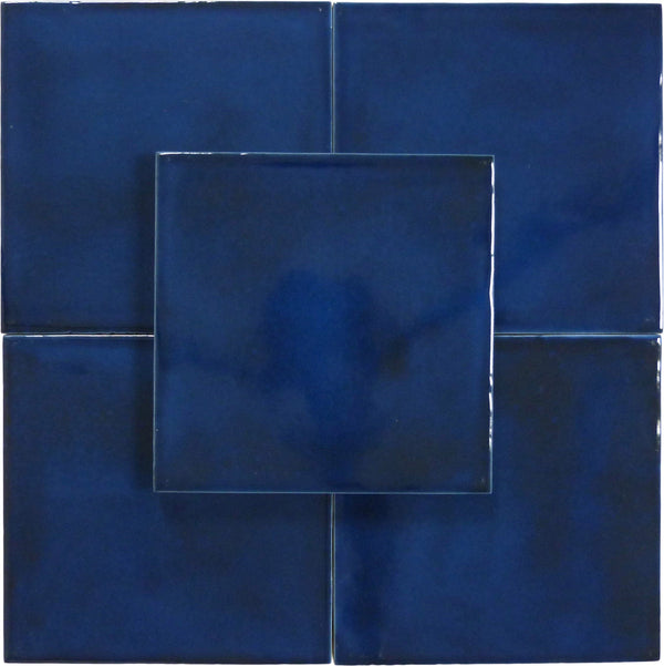 Sol Blue 6×6 Glossy Porcelain Tile | Oasis Tile